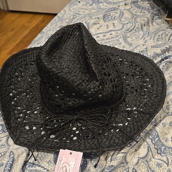 wild fable | Accessories | New Black Woven Cowboy Hat | Poshmark